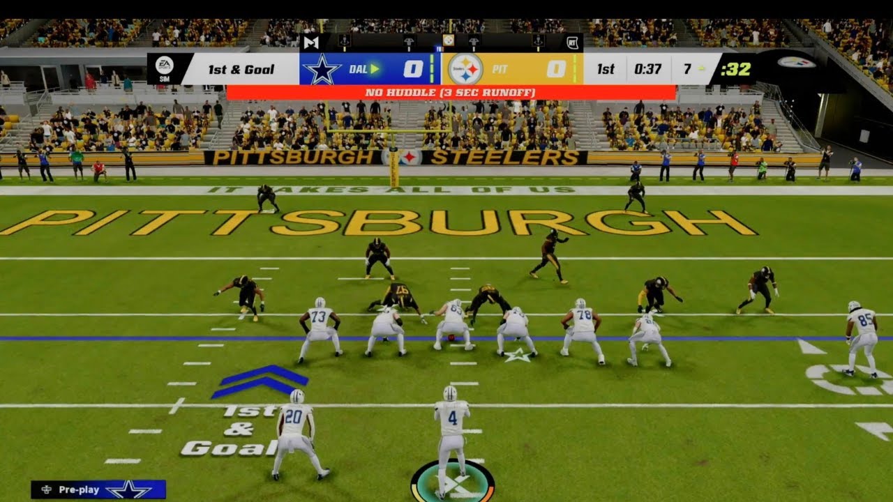 Madden NFL 23 - Dallas Cowboys vs Pittsburgh Steelers - Gameplay (XBOX ...