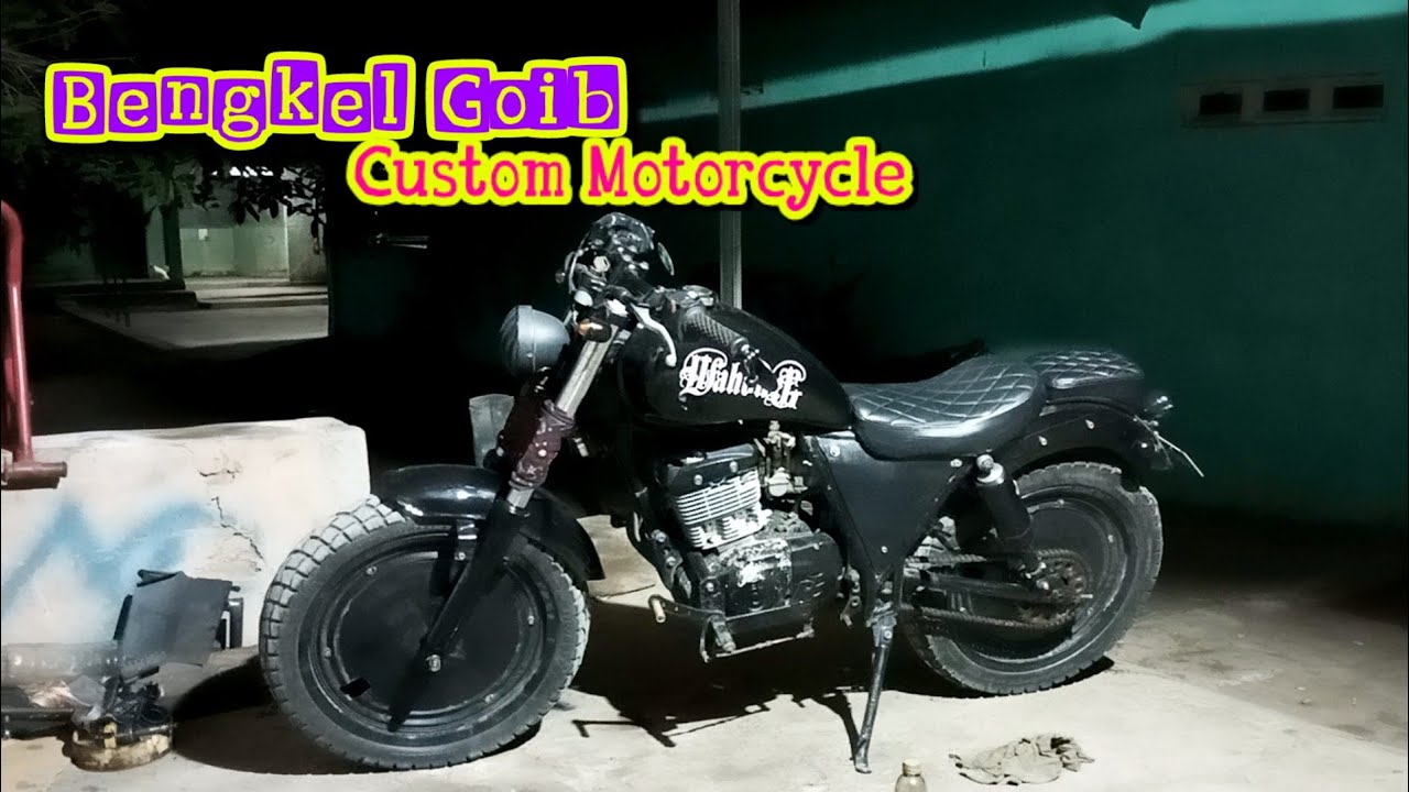 bengkel Goib custom Moge - YouTube
