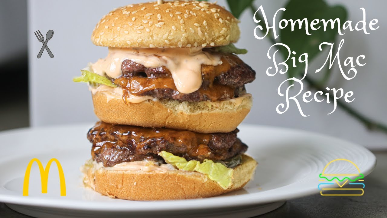 Learn to make Homemade Big Mac in 1 Min | Homemade Big Mac Recipe ...