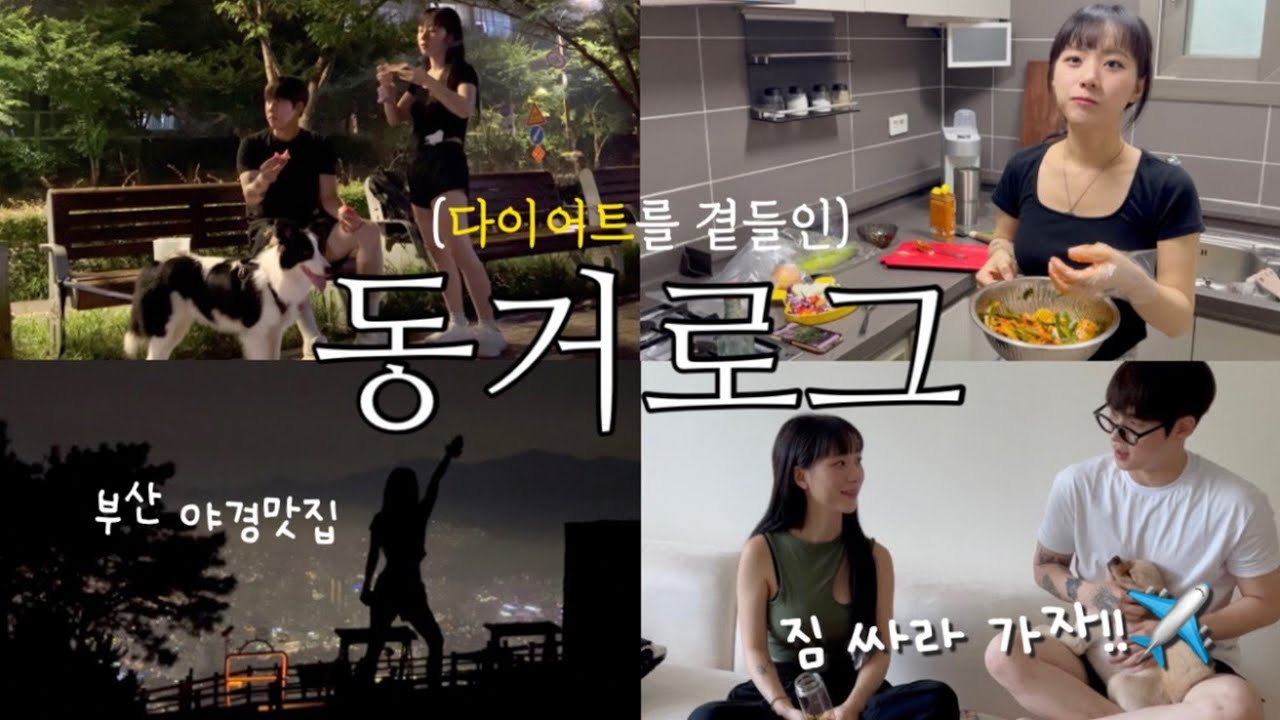 동거커플 생일선물로 비행기 티켓 주는 남자친구 ️ 본격 다이어트 시작 일주일만에 감량하기다이어트 식단🥗 그날인