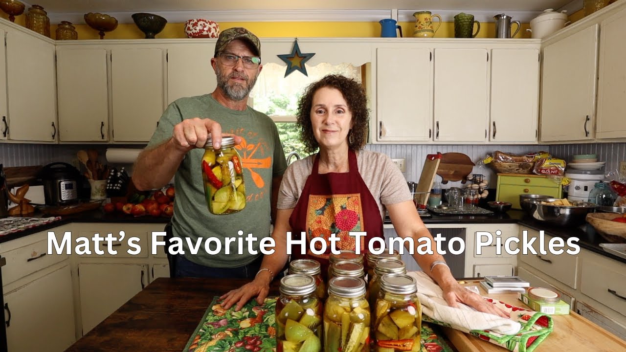 Matt Makes His Favorite Hot Tomato Pickles - YouTube