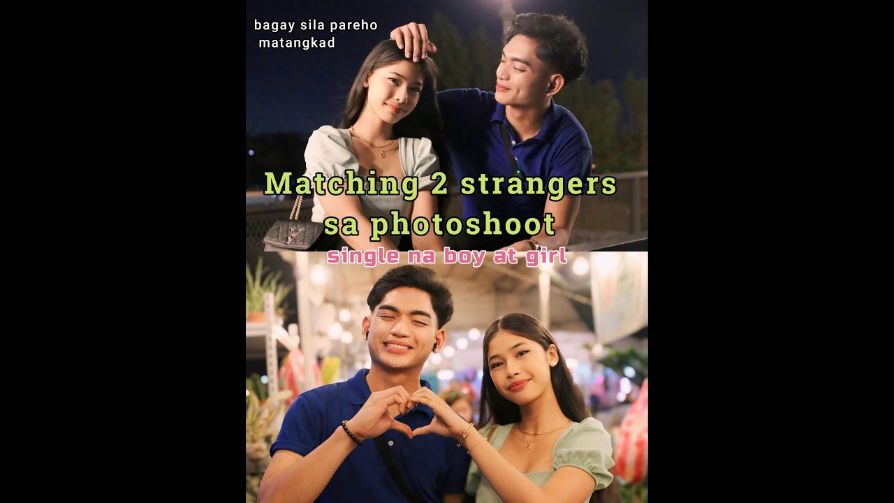 pinagtagpu sa photoshoot ang dalawang single na matangkad - YouTube