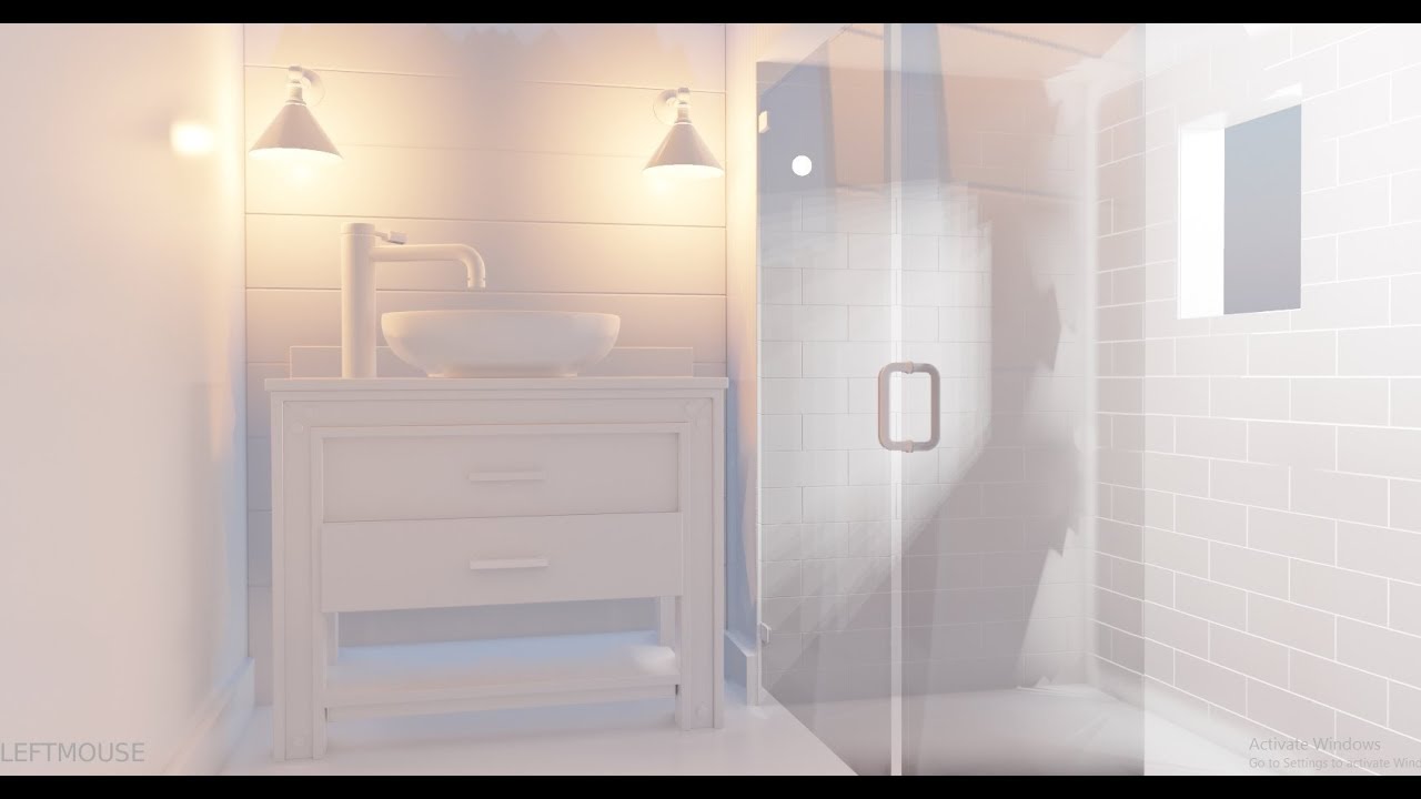 making a bathroom in blender 2.8 training series part 1 - YouTube