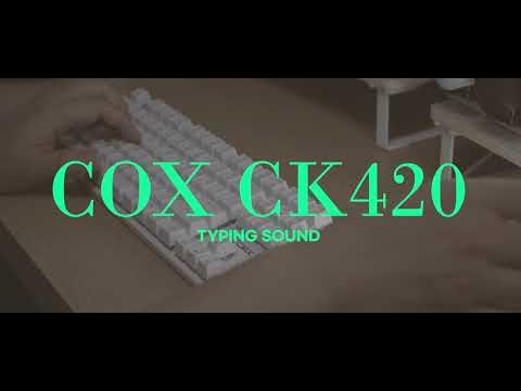 기계식 키보드 입문할 때 좋은 COX CK420 Typing Sound - YouTube