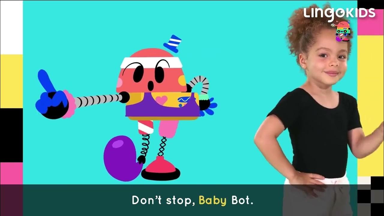 LINGOKIDS BABY BOT BEST SONGS 🤖🎶 Dance and Learn with BABY BOT - YouTube