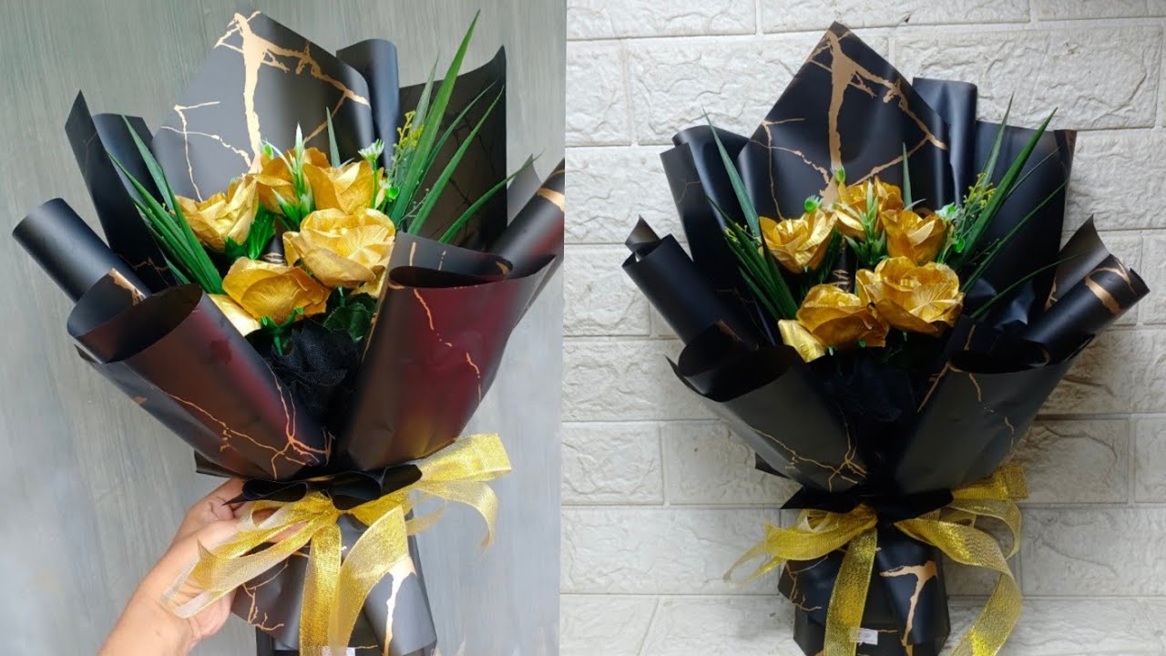 cara membuat buket gembul/buket bunga artificial /buket bunga wisuda ...