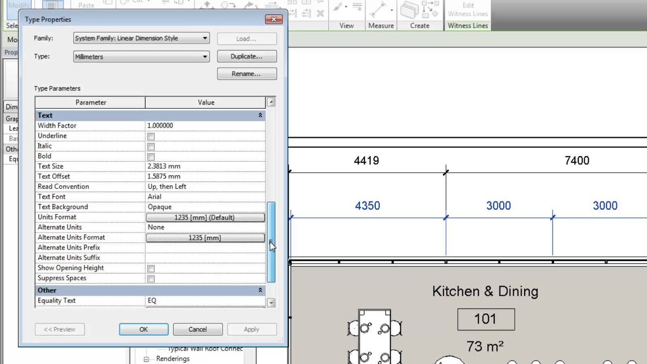 Revit 2014 - Alternate Dimensions - YouTube