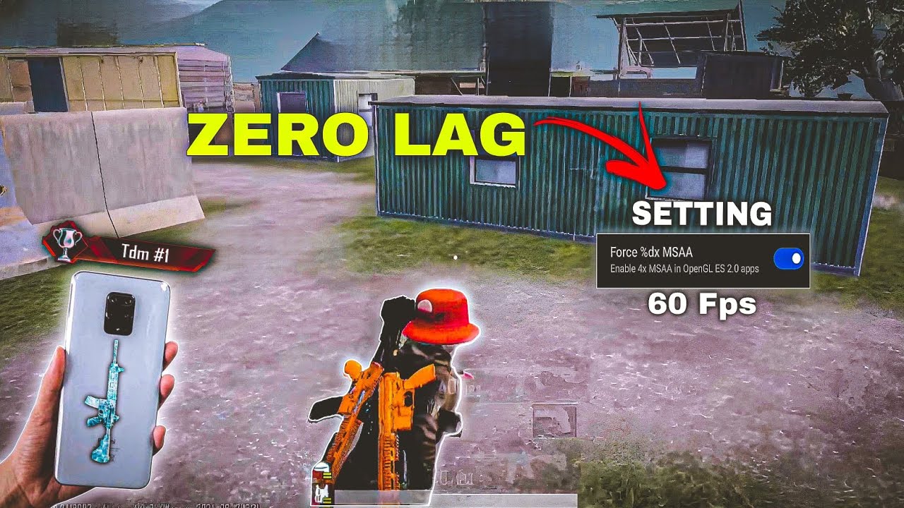 Zero Lag 60 Fps Setting 😍 | Redmi Note 9 Pro 60 Fps Test | Redmi Note 9 ...