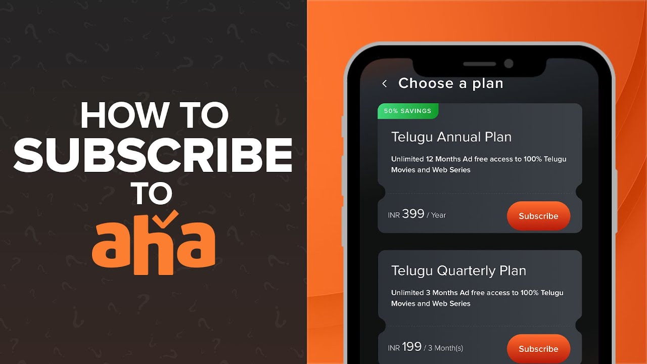 How to subscribe or re-subscribe to aha - YouTube