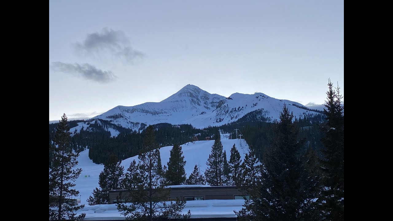 Skiing and Snowmobiling in Big Sky, MT - 2022 - YouTube