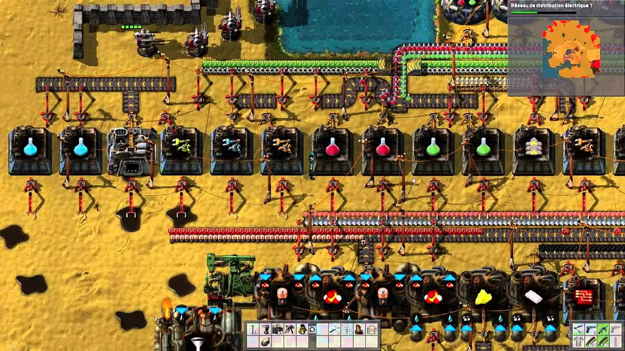 Factorio fr let's play potions très difficile/ hard + tuto basique et ...