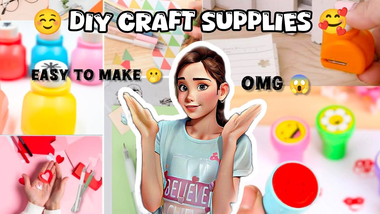 DIY craft supplies 🥰 | 3 craft supplies 🫢 | easy to make | queen 👑 ...
