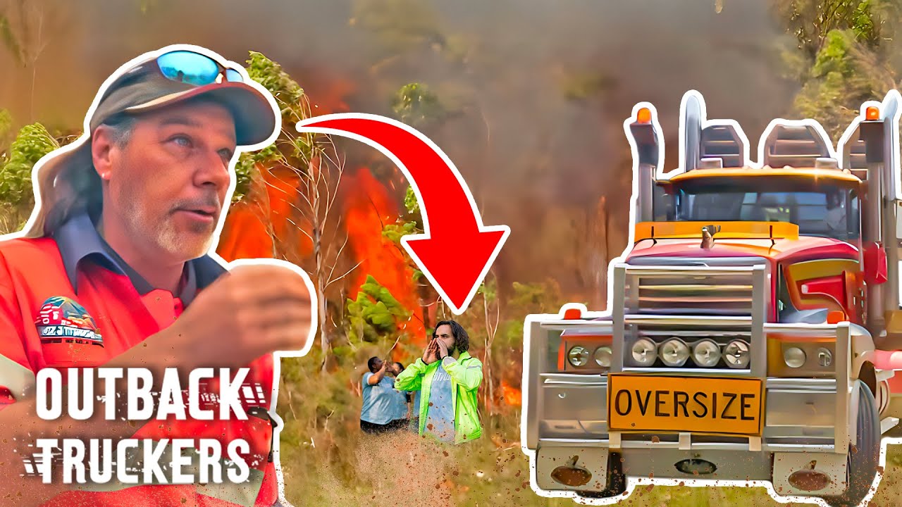 Truckers Fight Deadly Wildfires To Save Trapped Bulldozer Workers - YouTube