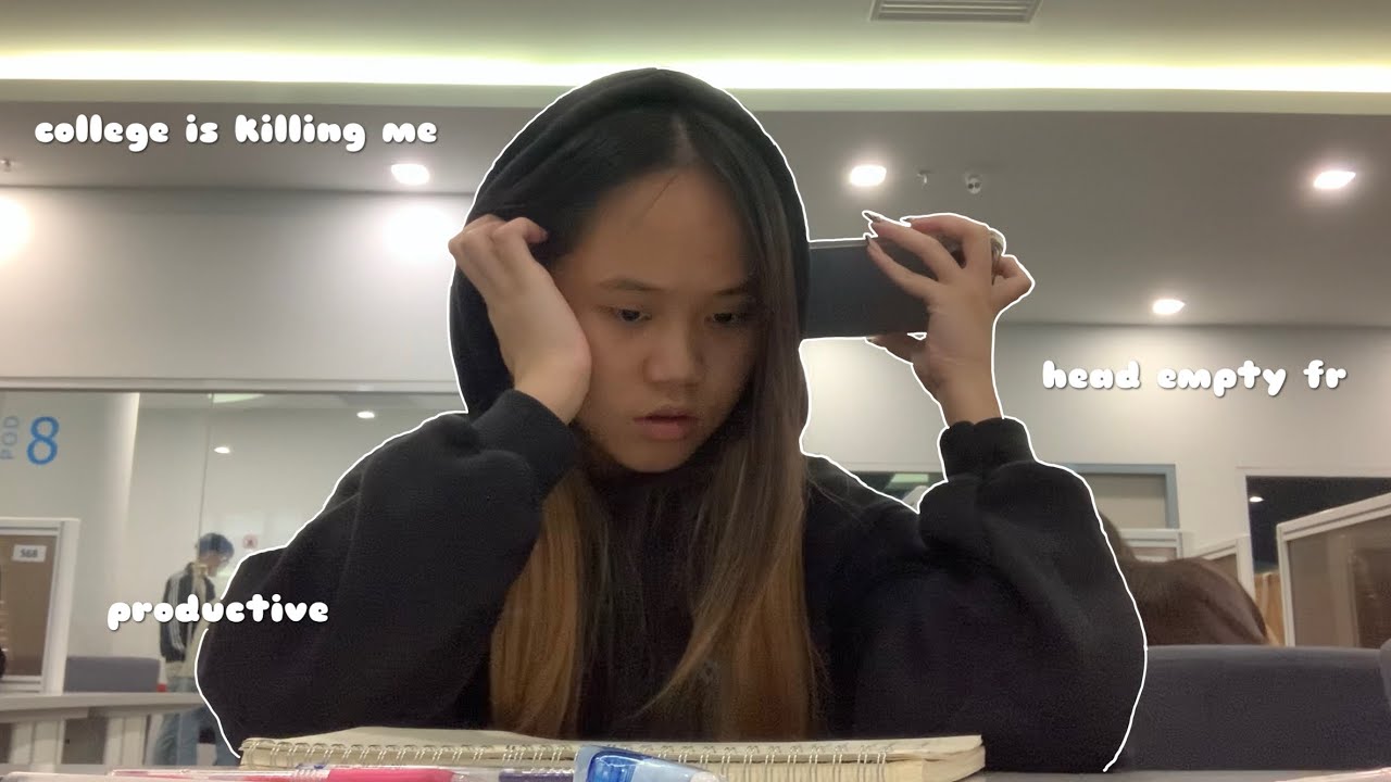 CRAMMING MY ASSIGNMENTS IN 24 HOURS // productive study vlog, college ...