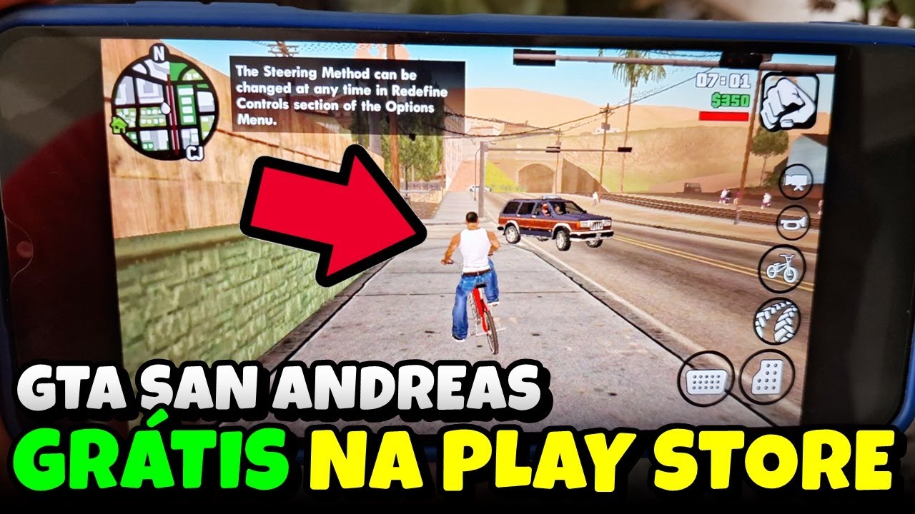 Acharam um GTA SAN ANDREAS ESCONDIDO na PLAY STORE - YouTube