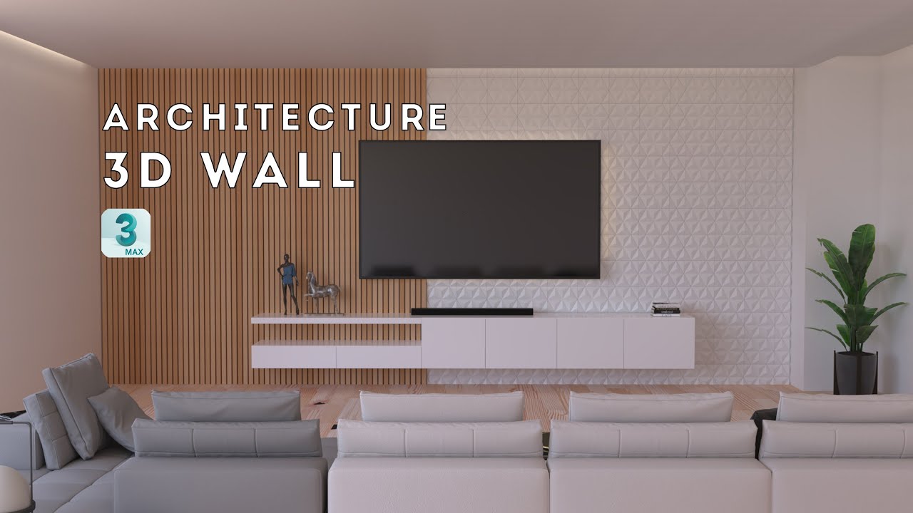 #architecture #interiordesign architectural 3d wall covering tutorial ...