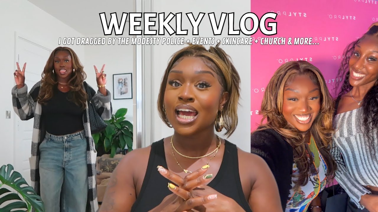 I GOT DRAGGED BY THE MODESTY POLICE!! LET'S CATCH UP + EVENTS ...