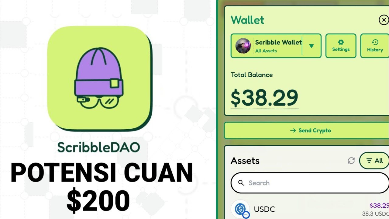 CARA GARAP AIRDROP SCRIBBLEDAO || POTENSI CUAN $200 - YouTube