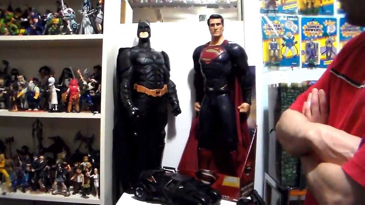 197 Review of Man of Steel and Dark Knight 31 Inches Action Figures ...