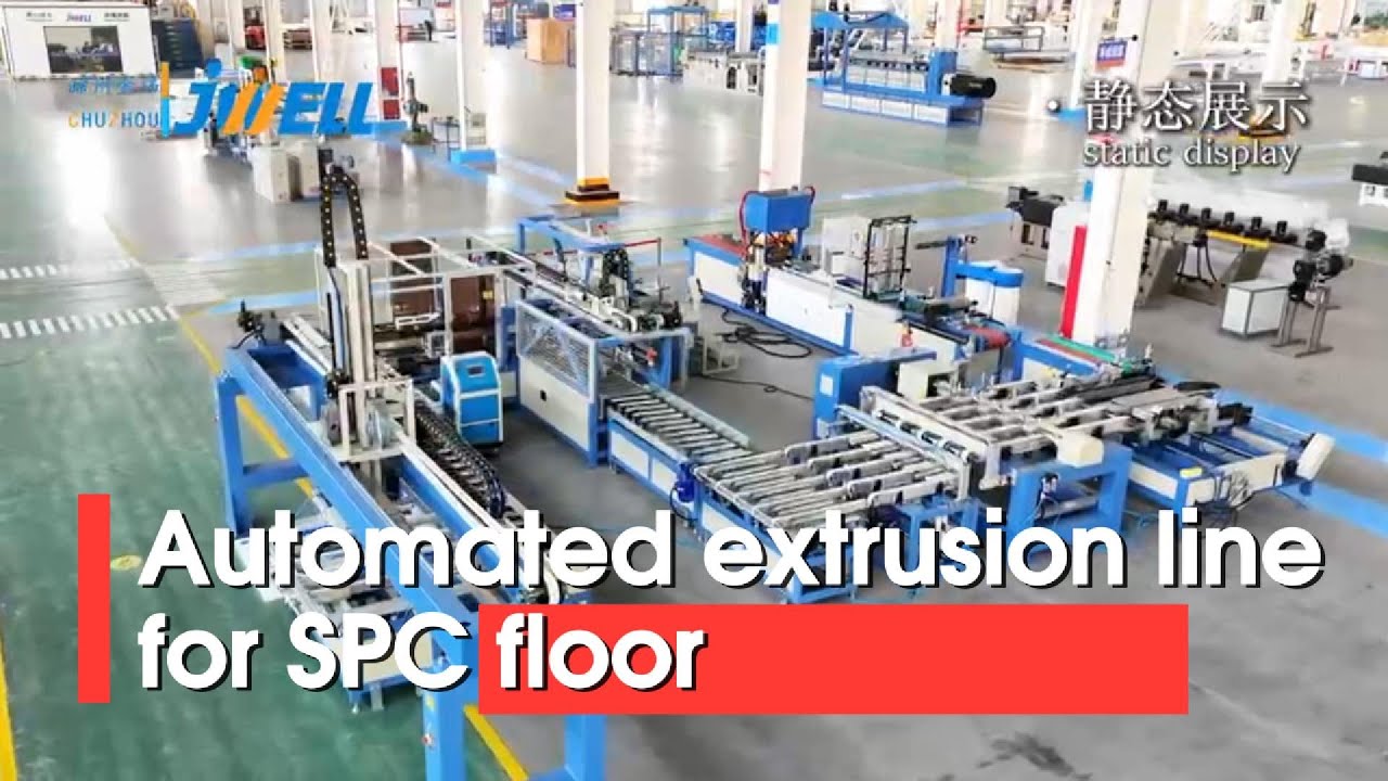 Automated Extrusion Machine for SPC Floor Production Line in China ...