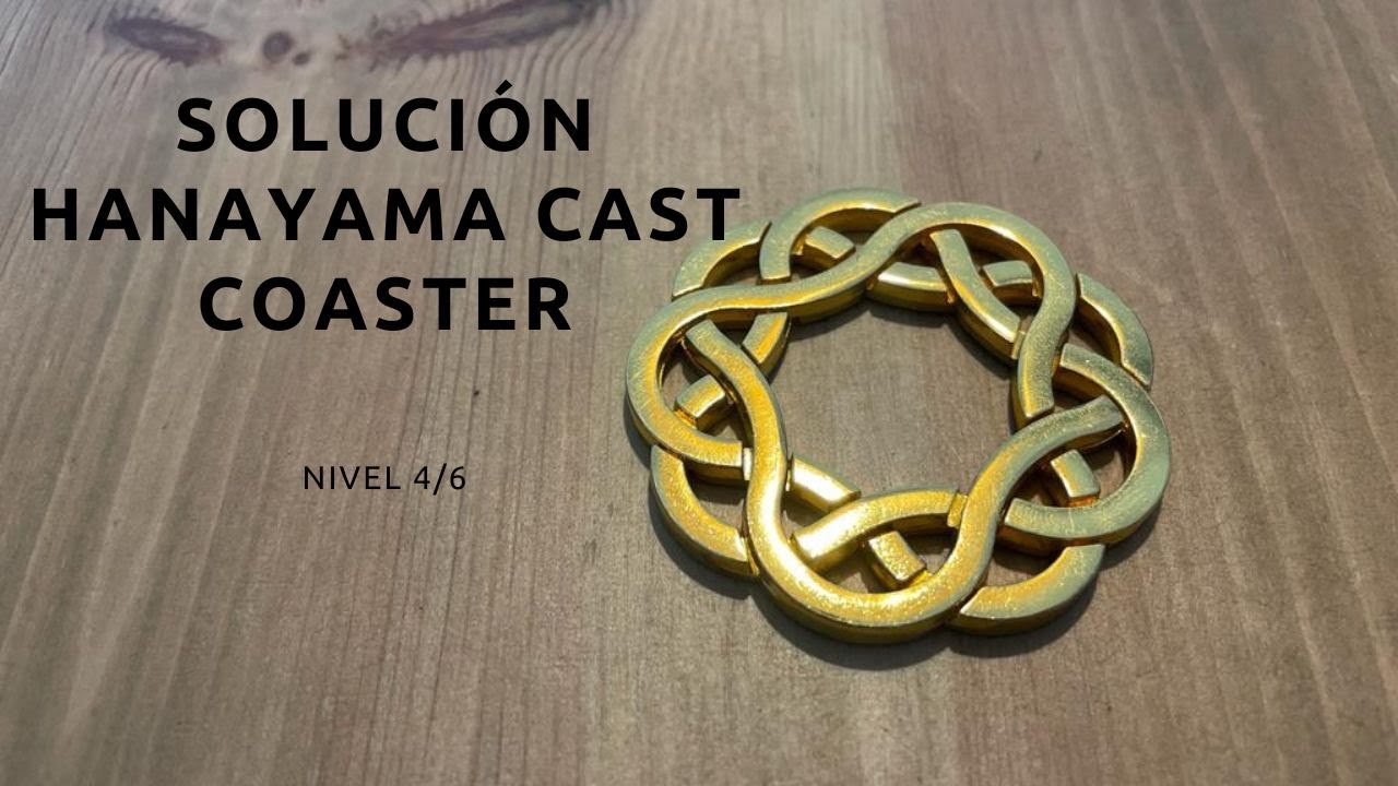 HANAYAMA CAST COASTER - Nivel 4/6 - YouTube