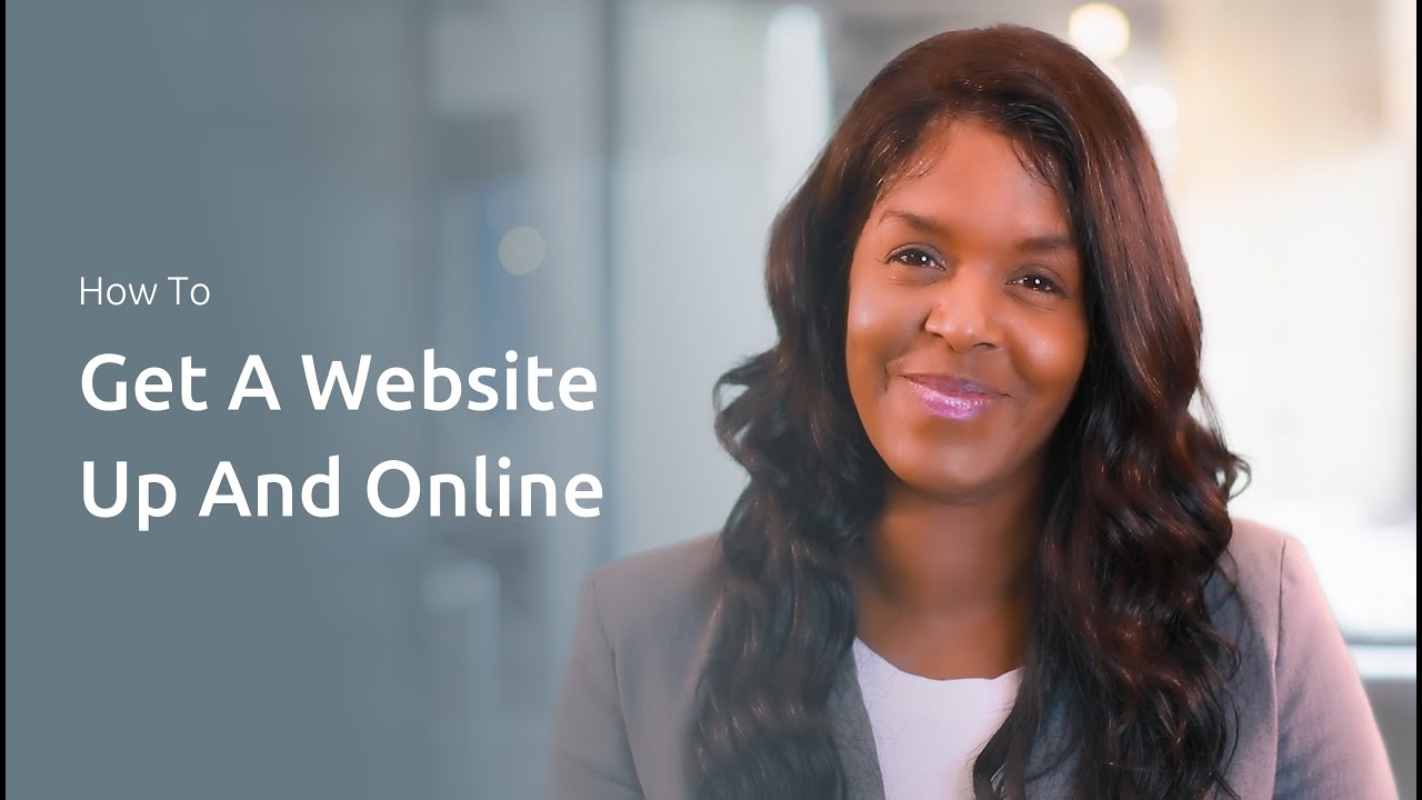How To Get A Website Up and Running - YouTube