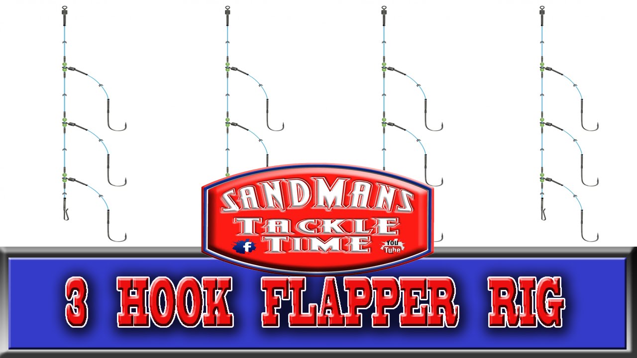 Sandmans Tackle Time 3 Hook Flapper With Imp - YouTube
