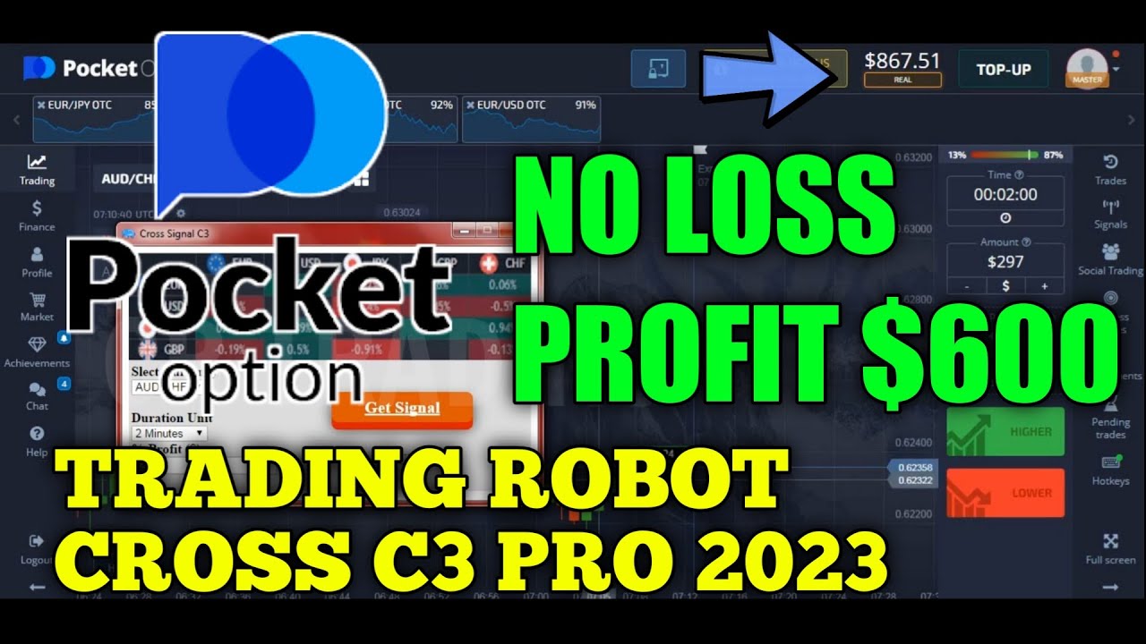 Trading Robot Cross Signal C3 Pro - No Loss Profit $600 - Pocket Option ...