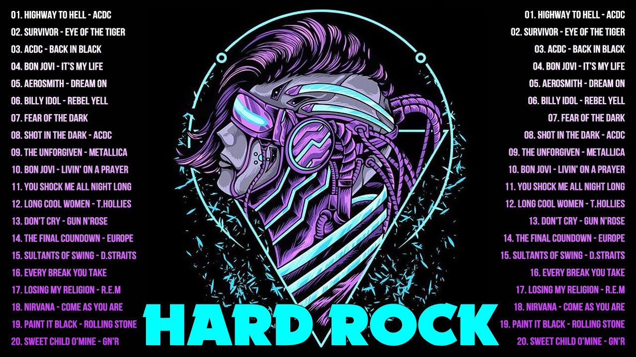 80s 90s Hard Rock Music Hits Playlist ⚡ Greatest 80s 90s Hard Rock ...