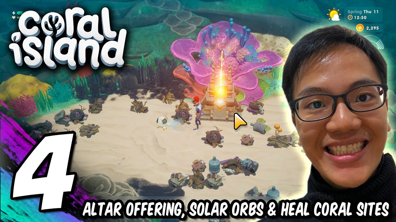 #4 CORAL ISLAND Altar Offering, Unlock Fast Travel, Find Solar Orbs ...