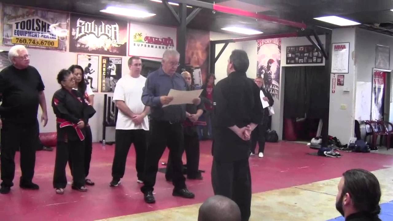 Randy Eldred promoted to 6th degree - YouTube