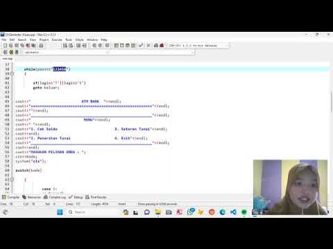 2210010370_Erni Fitriani_3P_UAS Program Terstruktur_ATM Sederhana - YouTube