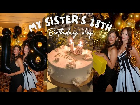 MY SISTER'S 18TH BIRTHDAY VLOG 🎁🍾 | dinner, drinks, memories