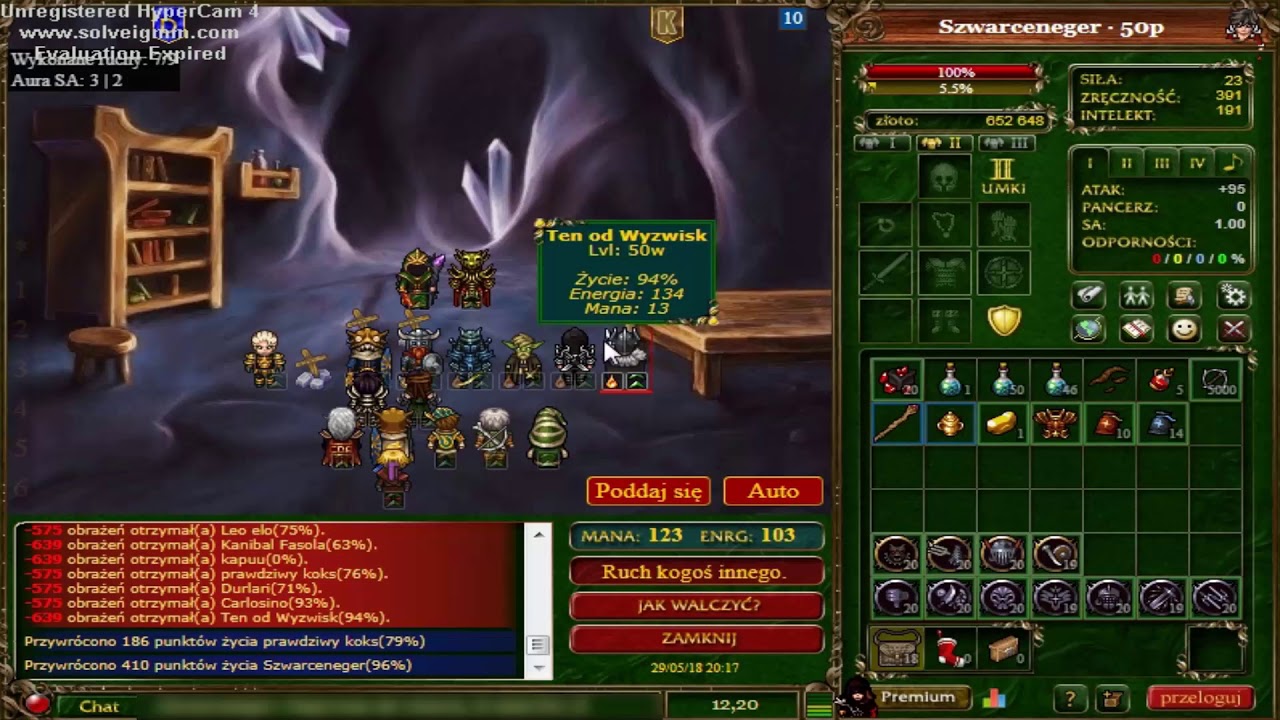 Margonem - Obrona Gobbosa [Hutena] #2 - YouTube