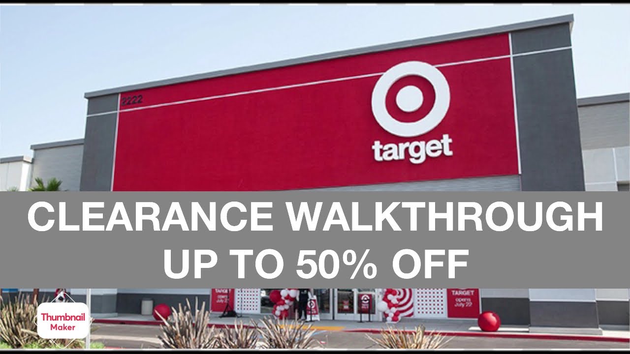 Target Clearance Walkthrough up to 50% Off Run💃🏾 - YouTube