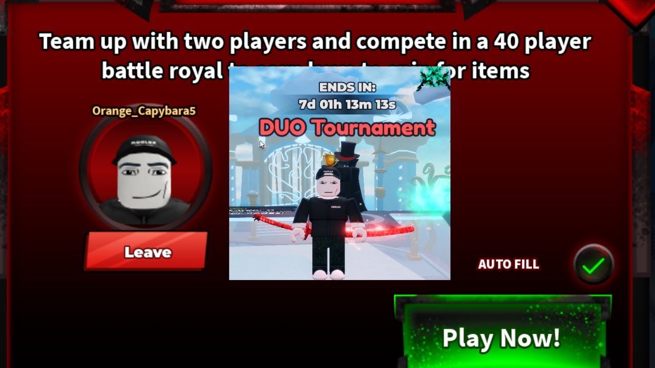 NEW blade ball tournament mode!! - YouTube