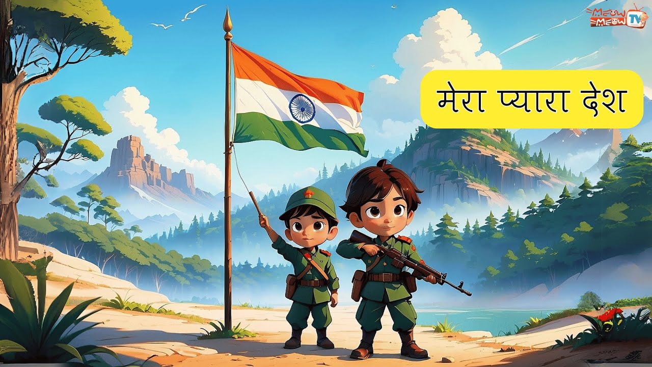 Mera Pyara Desh- Meow Meow TV - YouTube