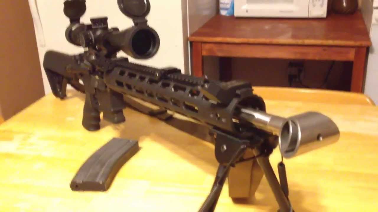 Rock River Arms R3 Competition, Jp recoil eliminator - YouTube