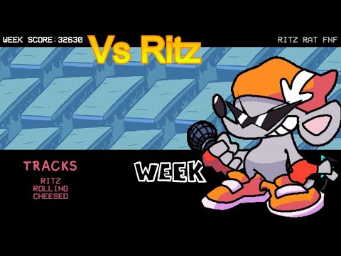 O MOD DO ''IRMÃO DO BF'' RITZ! Vs Ritz High Effort FNF Mod! Gio Joga ...