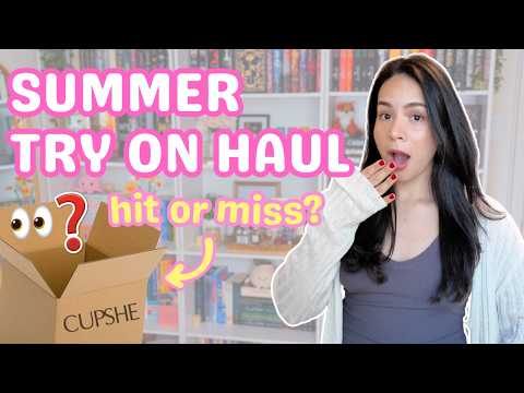 CUPSHE Sommer Try-On Haul ☀️ Oberteile, Bikinis & mehr