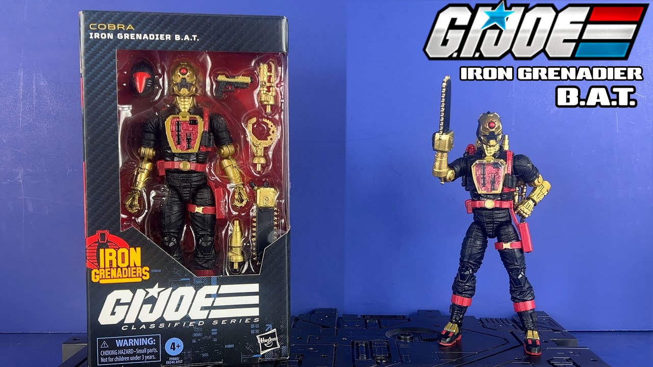 G.I. Joe Classified # 134 IRON GRENADIER B.A.T. Review - YouTube