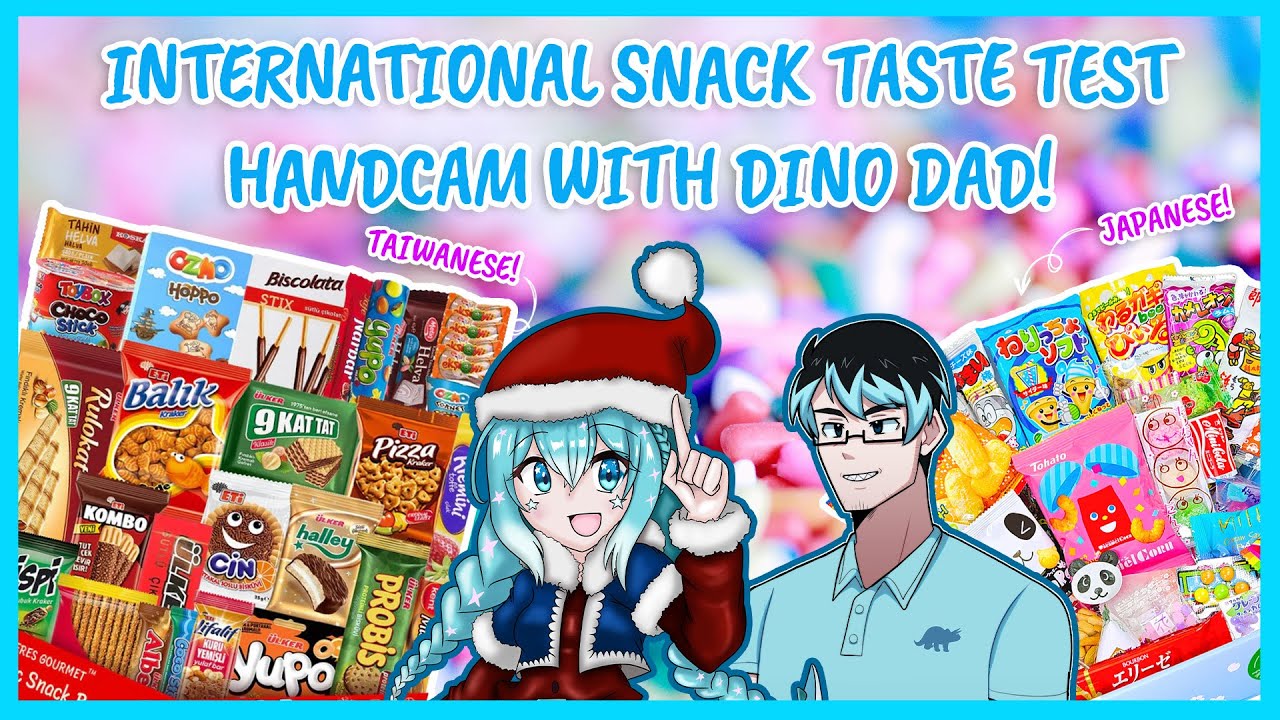 【HANDCAM】International Snack Box Taste Test!! 【w/ @DinoDad 】 - YouTube