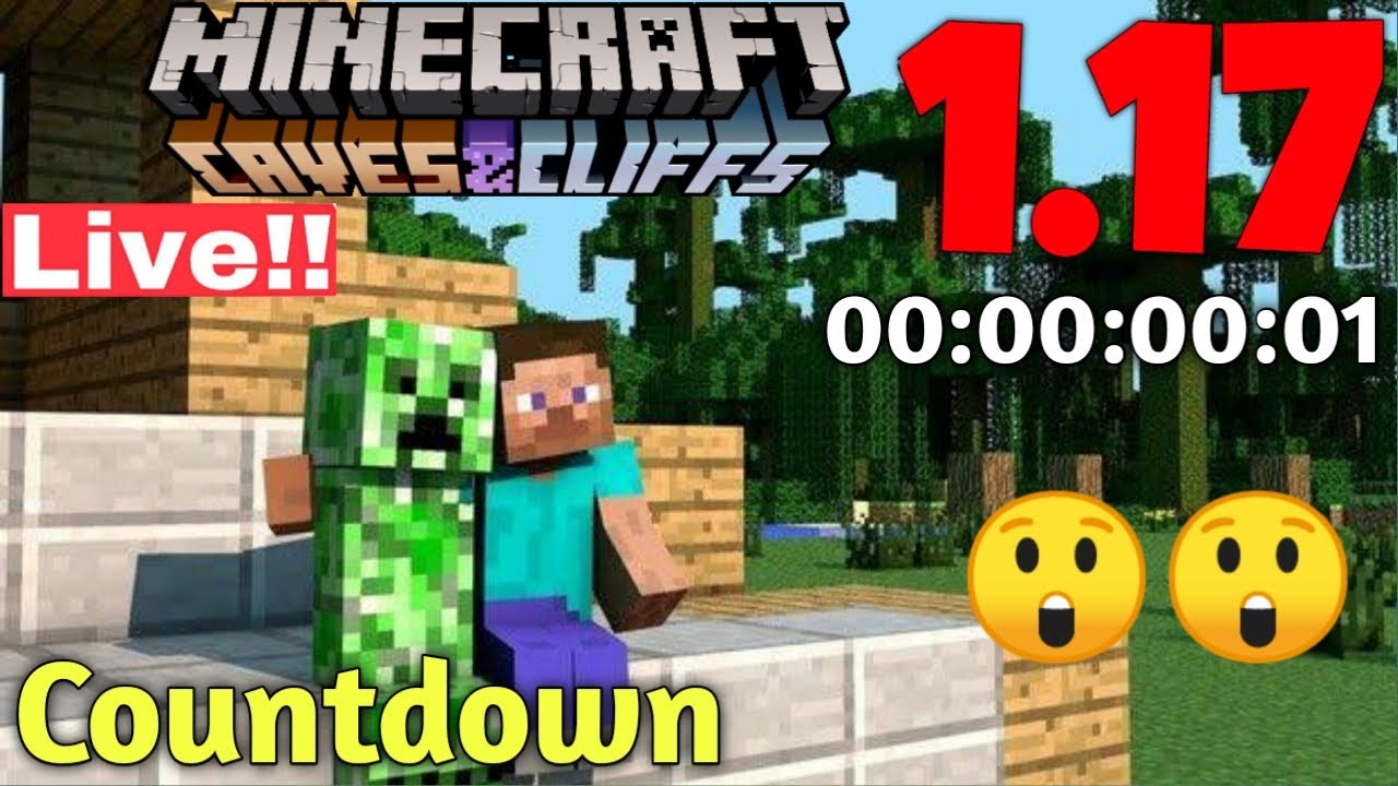 Minecraft 1.17 Update Countdown Live - YouTube