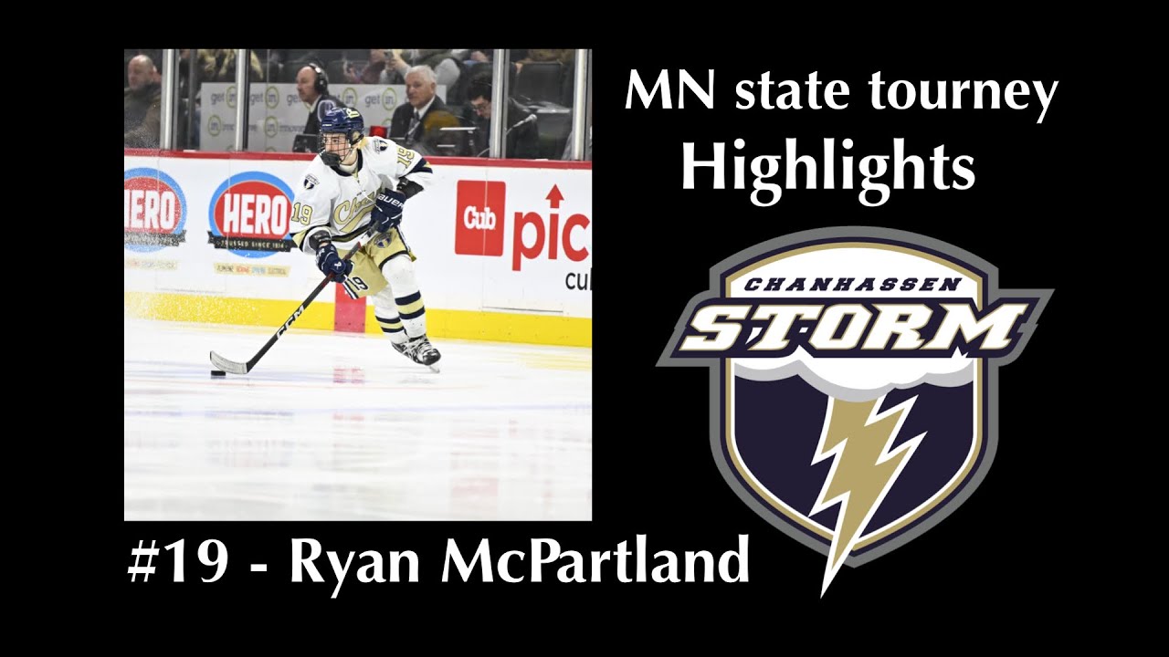 #19 - Ryan McPartland Minnesota High School Hockey State Tournament ...