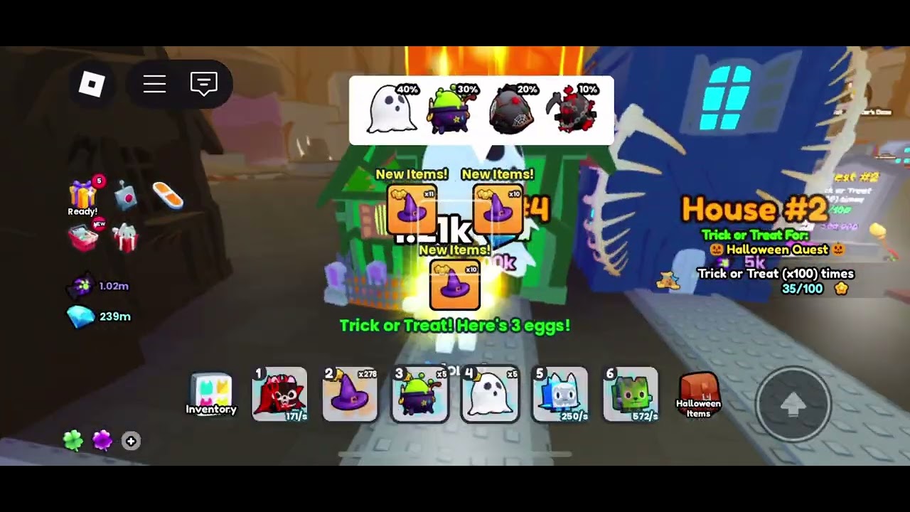 PS99 How to Playing Clan battle & Pet simulator 99 New Halloween 🎃 ...