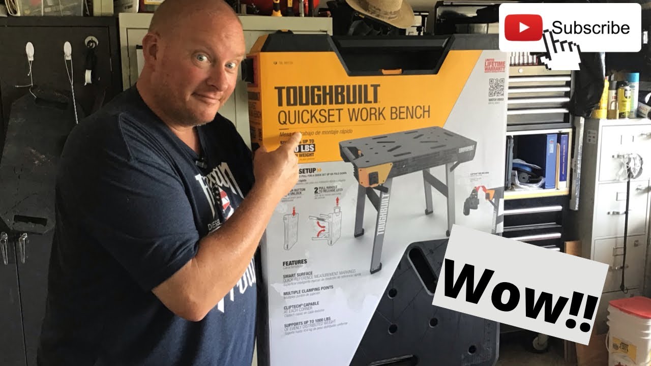 @ToughBuilt quickset work bench review, @THETIMINATORTHETOOLMAN - YouTube