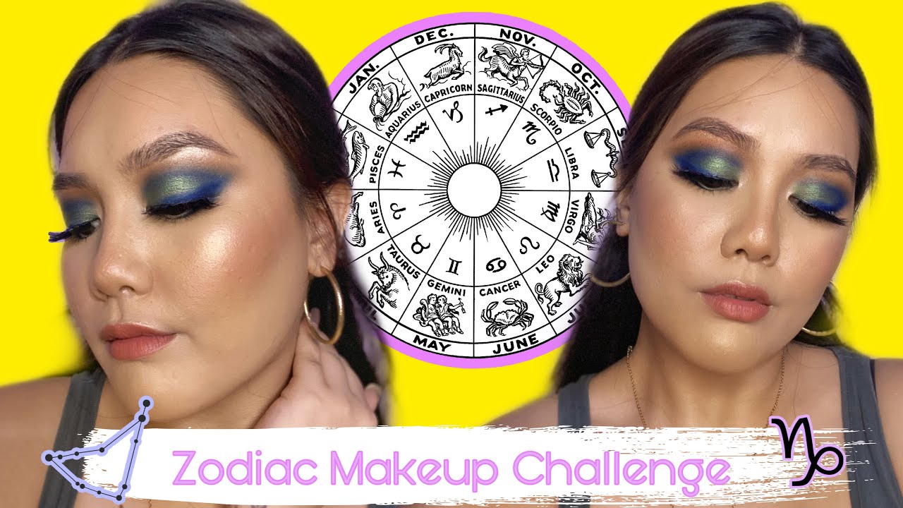 Zodiac Makeup Challenge| I talk a lot in this video😅| MARJORIE M - YouTube