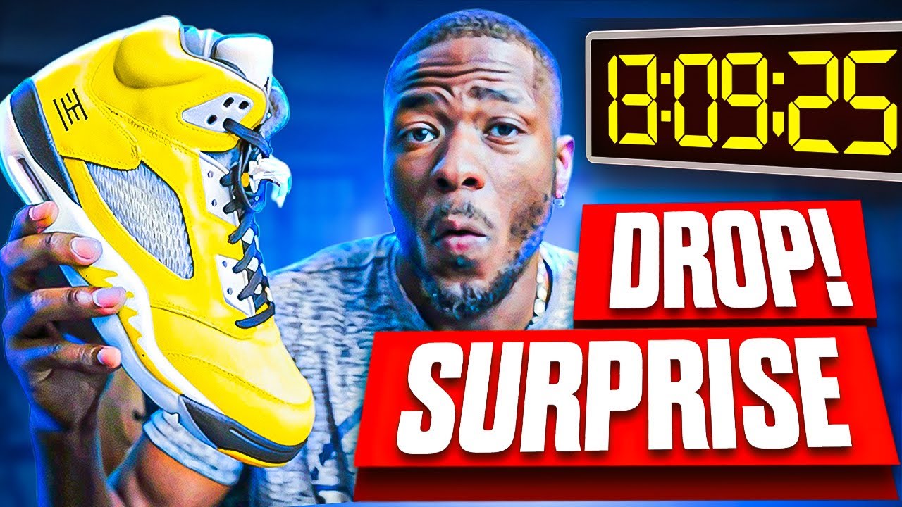 SURPRISE DROP! Jordan 5 Tokyo are here! Travis Scott update! - YouTube