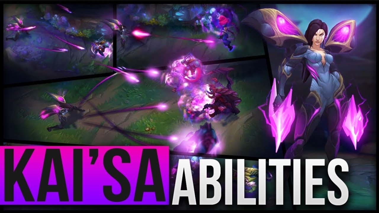 KAI'SA ABILITIES SPOTLIGHT GAMEPLAY - League of Legends New Champion ...