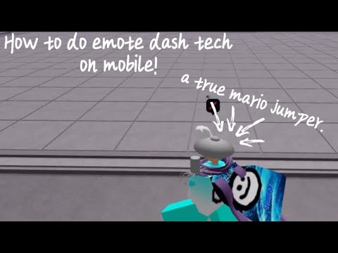 How to do emote dash tech on mobile (become the true true side dash ...